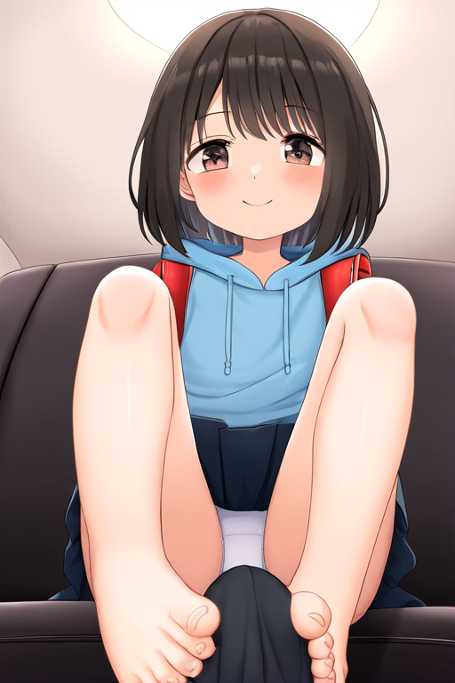 冬の足コキは冷たくて気持ちいい【JS足コキ】 | PromptCom