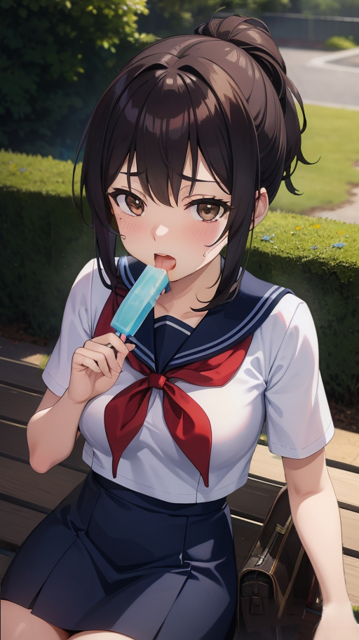 なんで見てるの？【全2枚】 | PromptCom