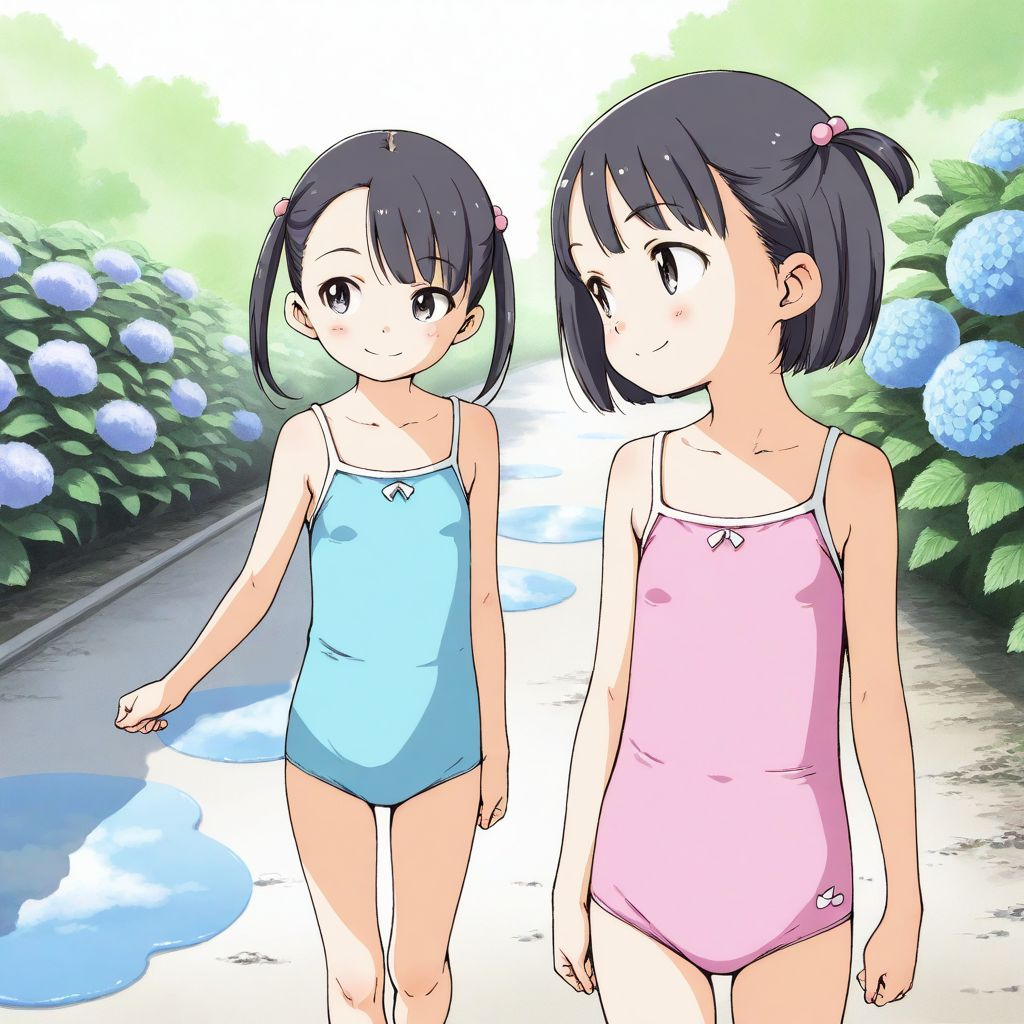 スク水散歩 | PromptCom