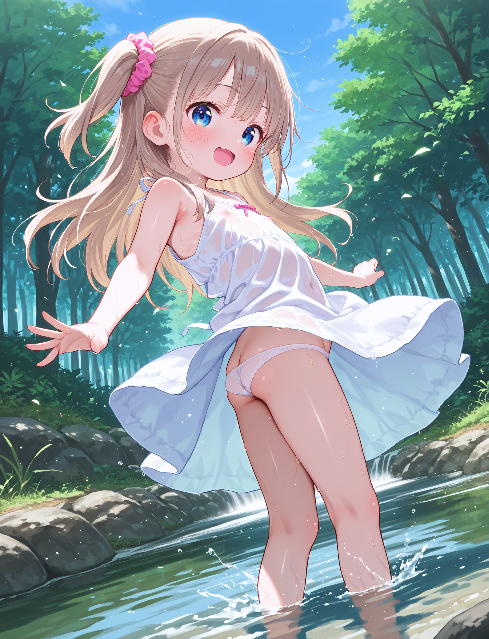 水辺の少女 1 | PromptCom（プロンプトコム）