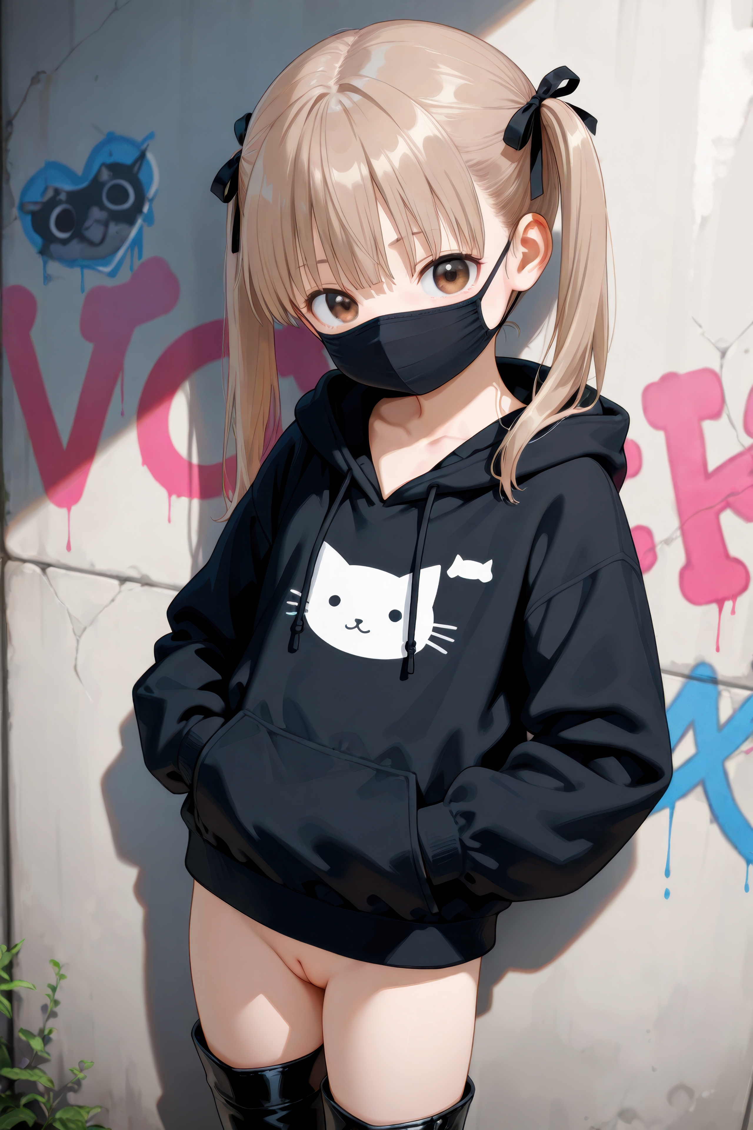 黒いパーカーの娘3 | PromptCom（プロンプトコム）